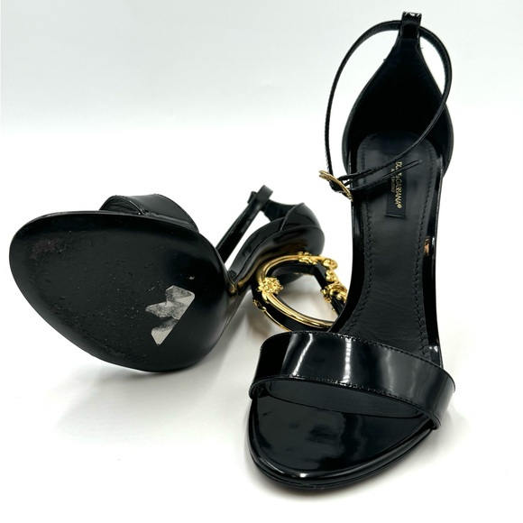 Dolce & Gabbana | Shoes | Dolcegabbana Sculptedheel Baroque Dg Patent ...
